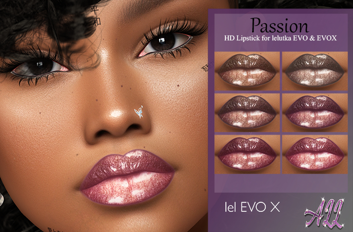 Second Life Marketplace Passion Hd Lipstick [all] Evo And Evox